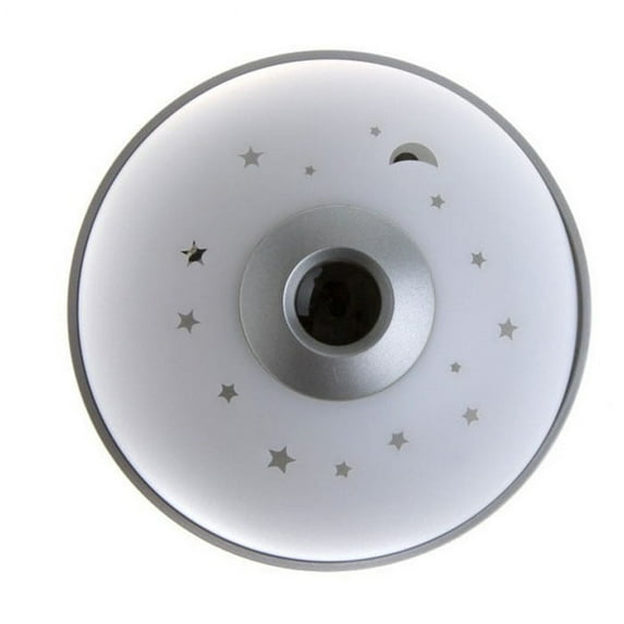 7 Colors LED Change Star Night Light Projector Backlight Clock Dad Poop ...