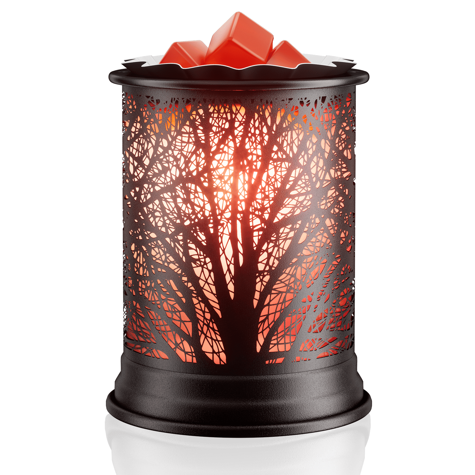 UNTIMATY Electric Wax Warmer, 7 Colors LED Light, Black Forest Design ...