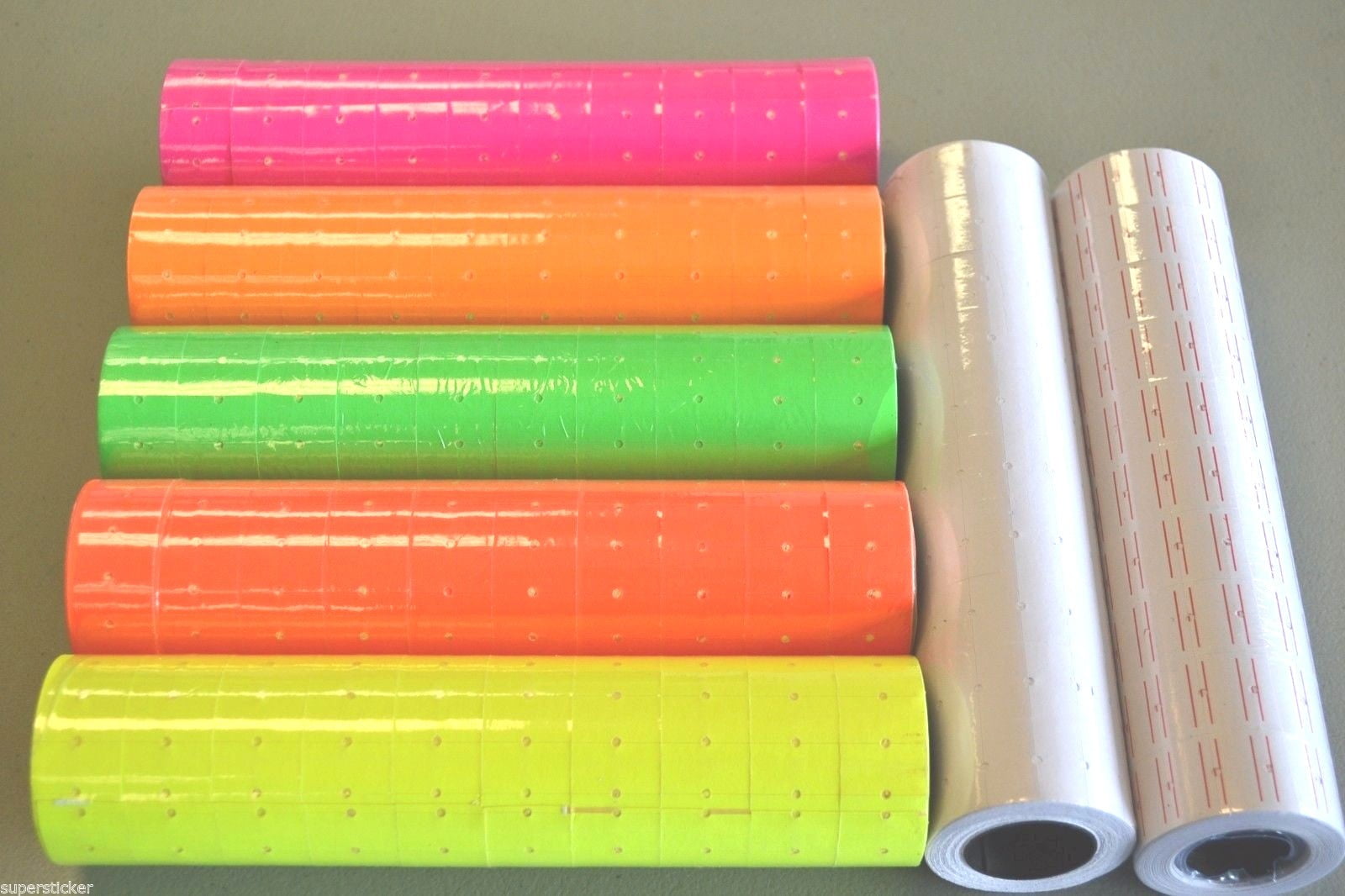 7 Colors x 10 x 500 Tags labels Refill for Motel Mx-5500 M-5500 Price ...