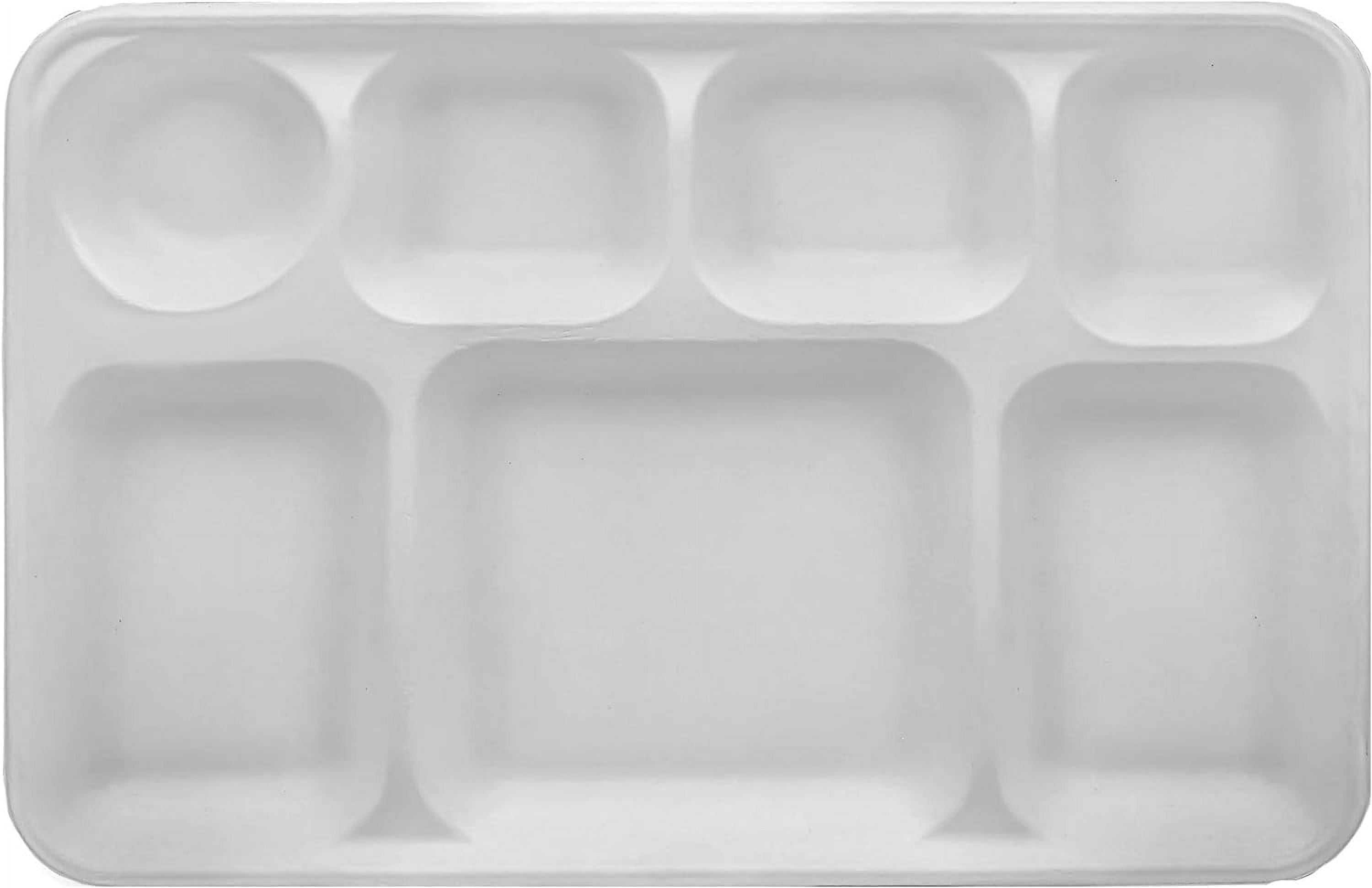 7 Compartment Sugarcane Pulp-bagasse Disposable Party Thali Plates by ...