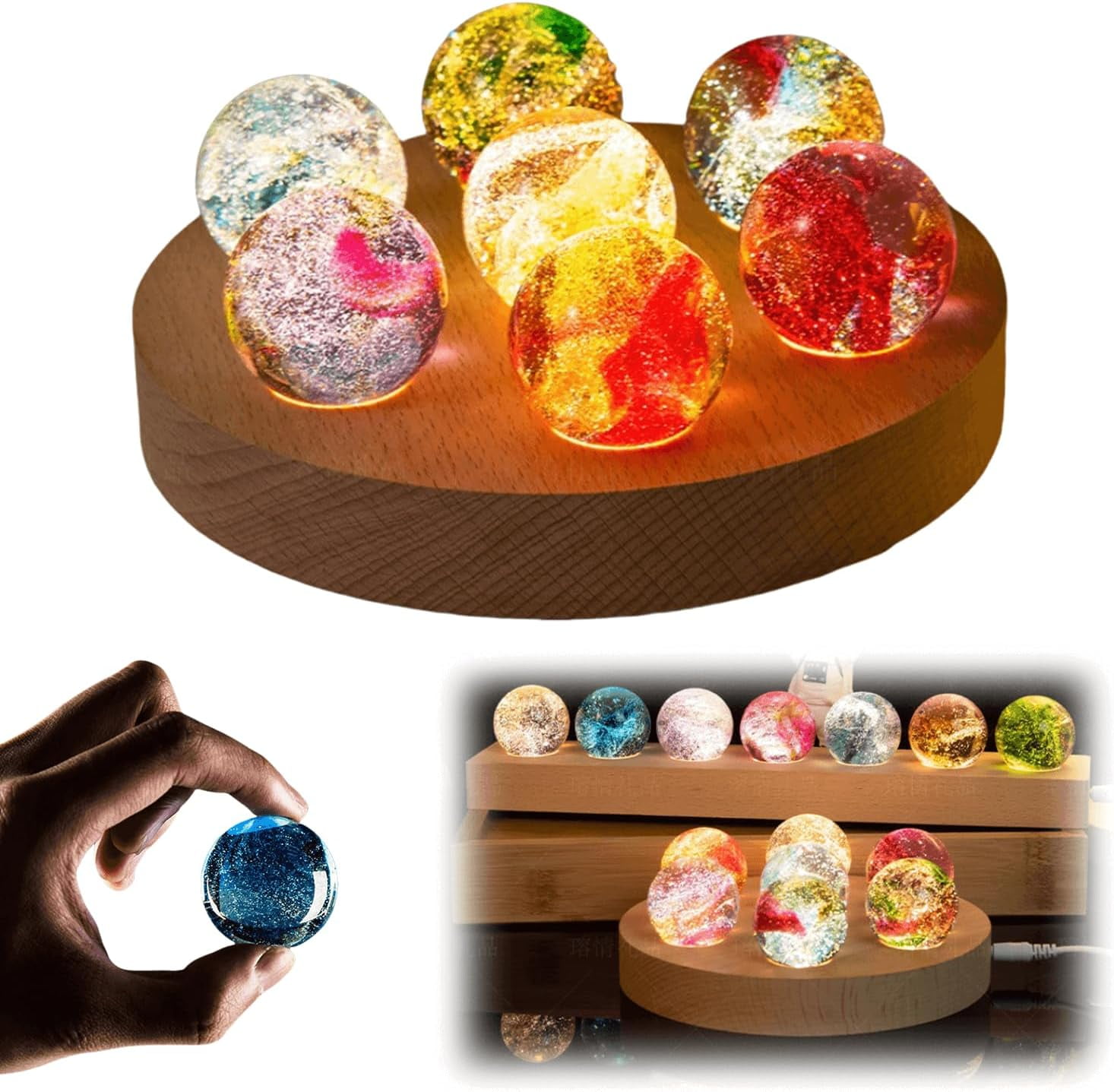 7 Core Memory Lamp,Core Memories Lamp,Crystals and Healing Stones Table ...