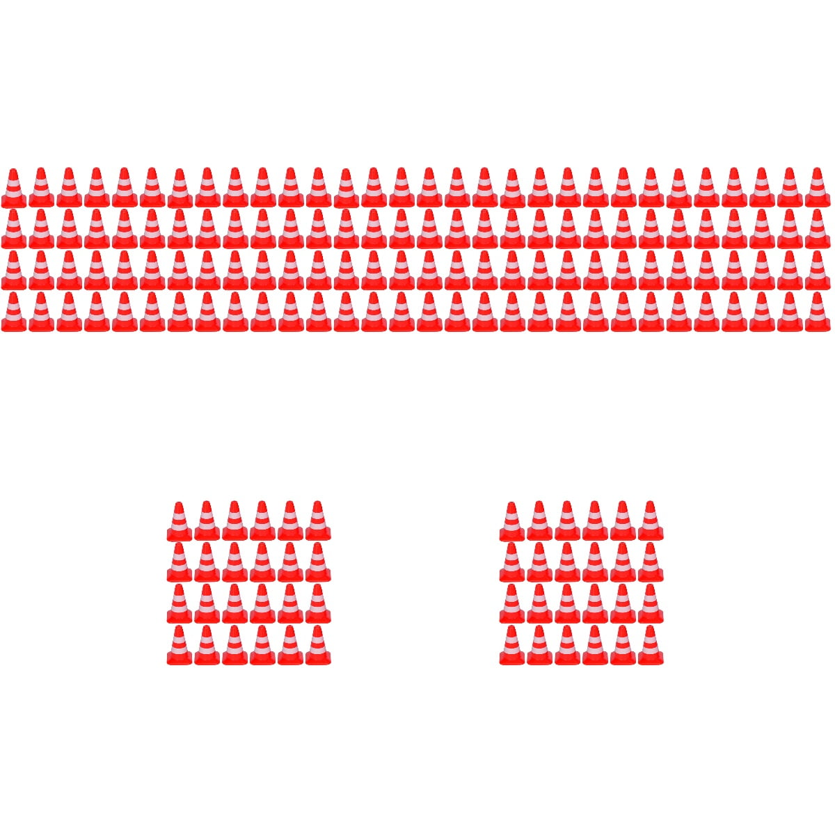 7 Count DIY Traffic Sign Mini Roadblock Signs Toys Work Red - Walmart.com