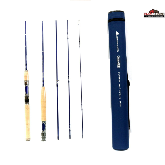 7' Creative Angler Convert Fly Fishing Rod 5wt 4pc ~ NEW - Walmart.com