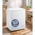 7 Cu.Ft Chest Freezer with Removable Storage Basket, Compact Deep ...