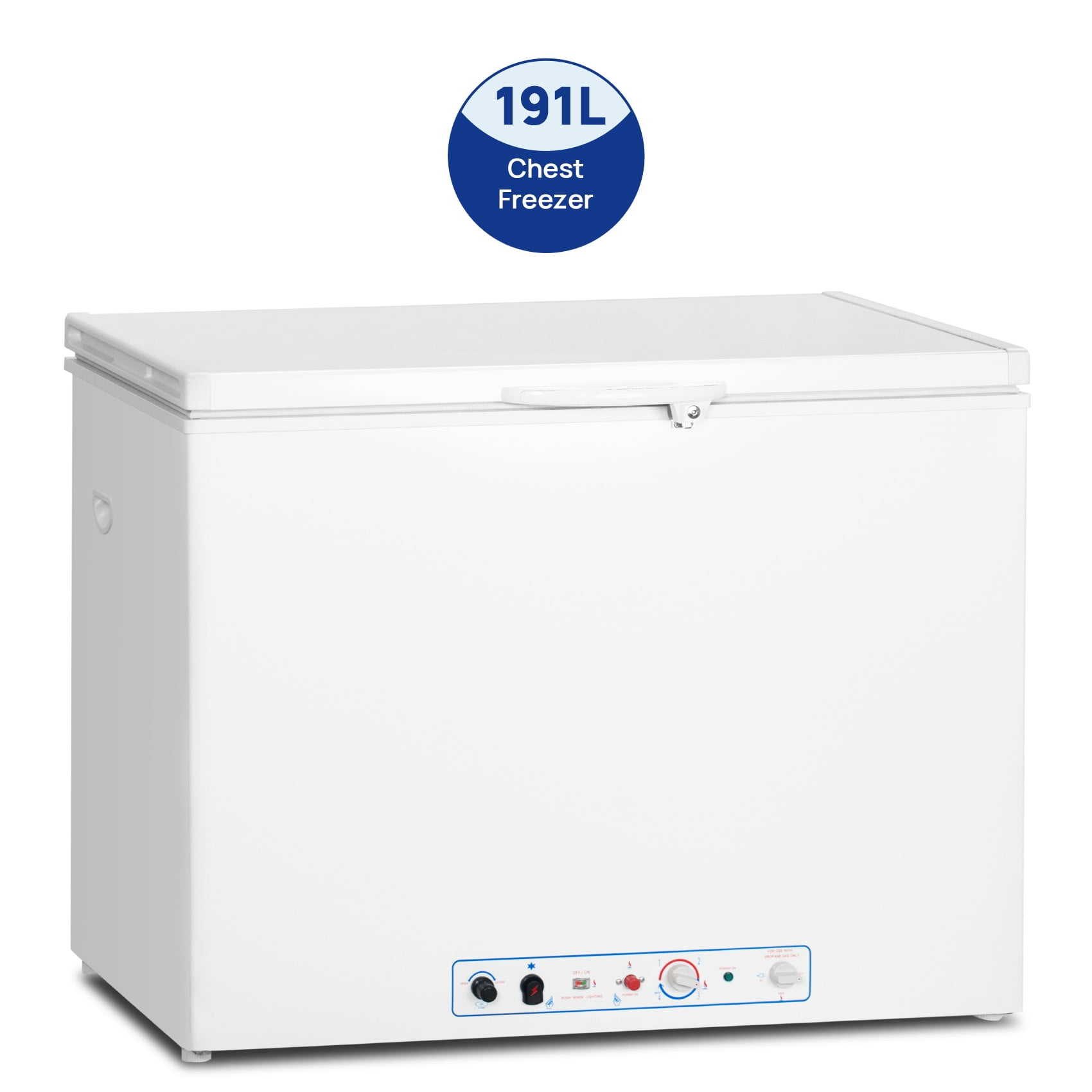 7 Cu ft Propane Chest Freezer, LPG/110V 2 Way Freezer Off Grid Lock and ...