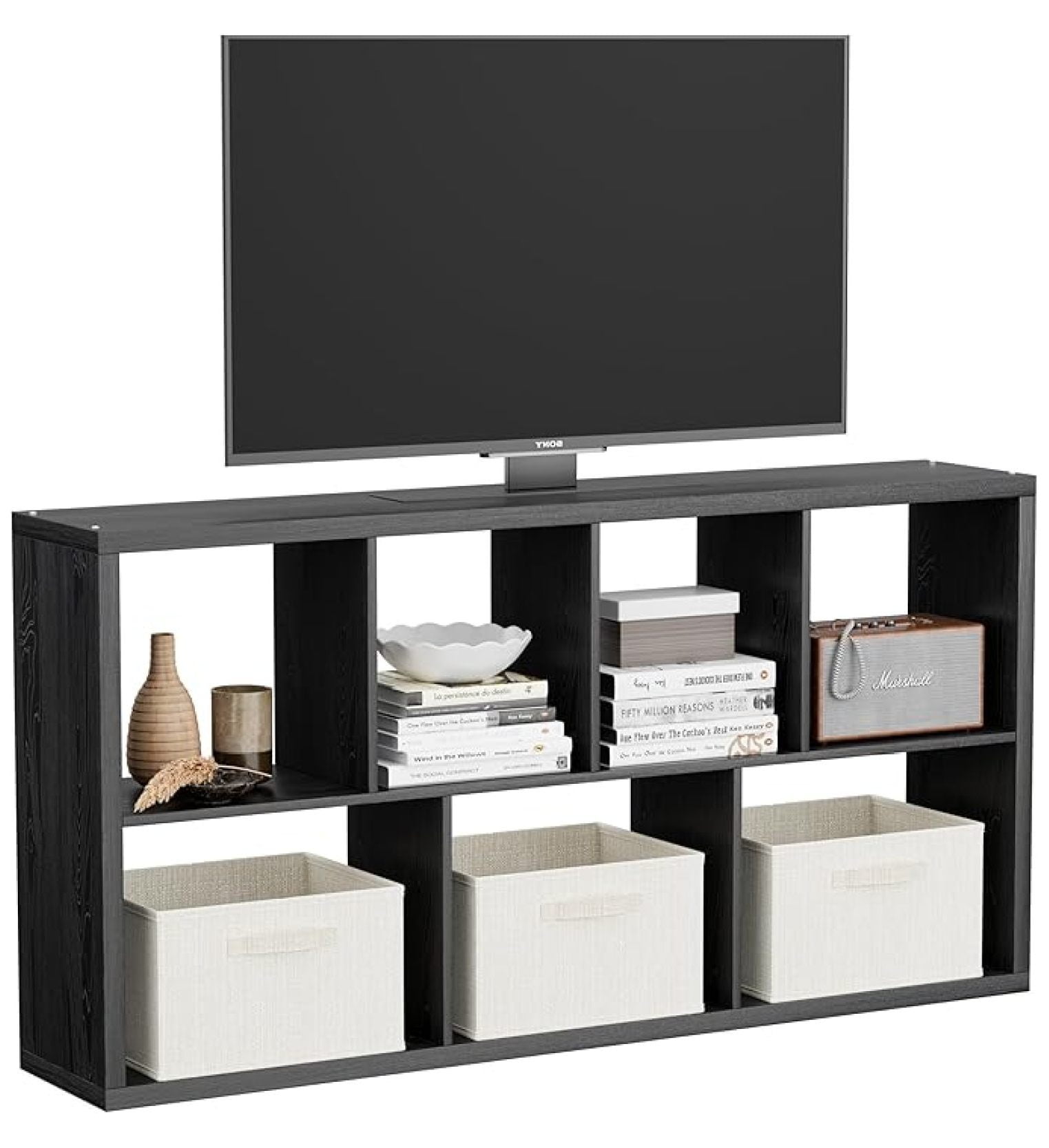 7 Cube Storage Organizer, Cube Shelf with Heavy-Duty Thick Boards, 25. ...
