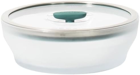 7-Cup Microwave Cookware and Glass Container with Glass Lid, Plastic ...