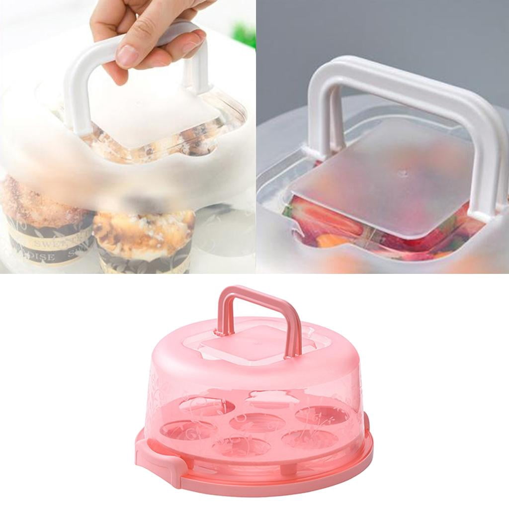 7 Cupcake Carrier Cake Carrier Holder Portable Cupcake Transporter Box ...