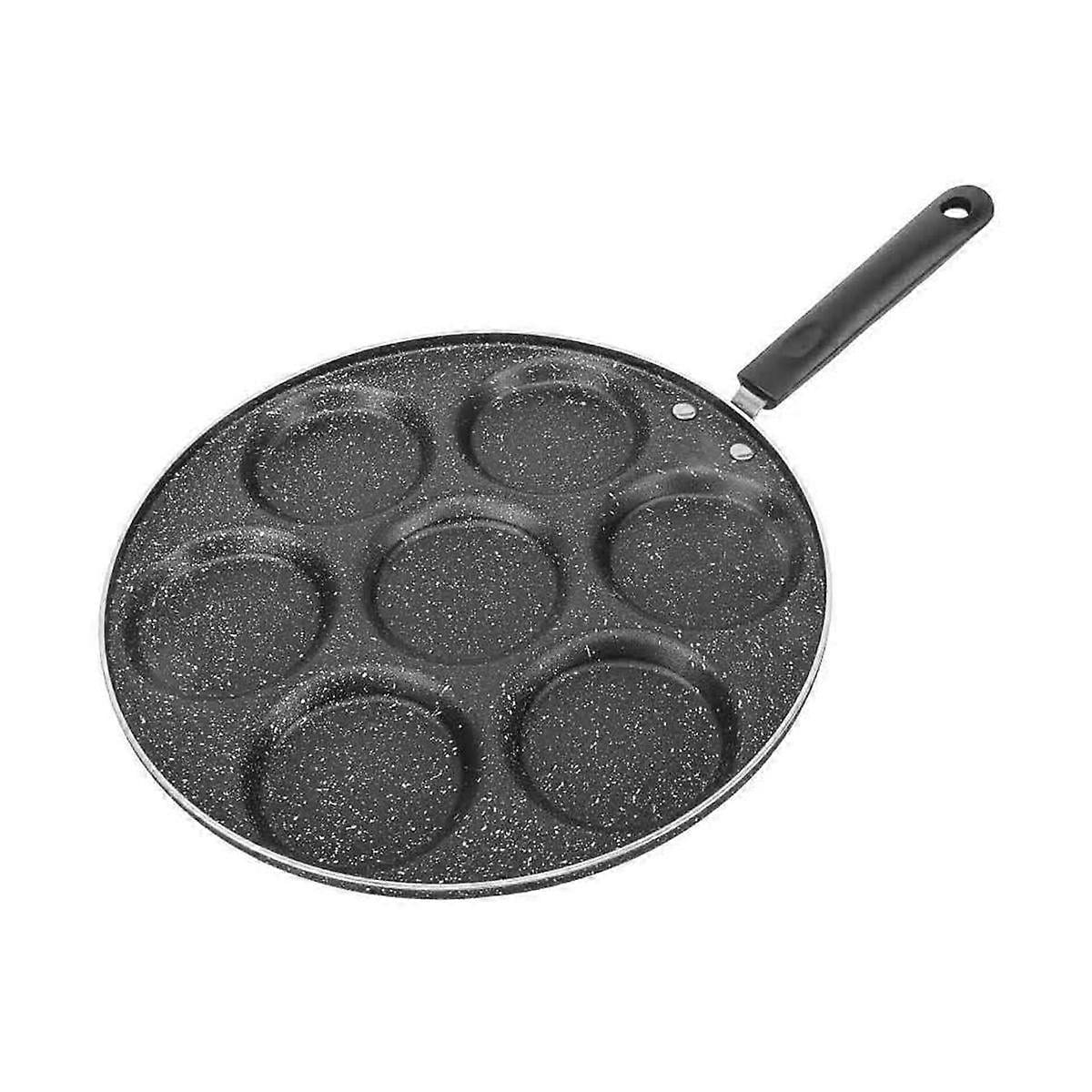 7 Cups Pancakes Frying Pans Breakfast Egg Pan Durable Non-Stick Pan ...