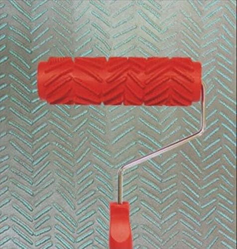 7" DIY Patterned Paint Roller Decorative Rubber Roller Decorative Art ...