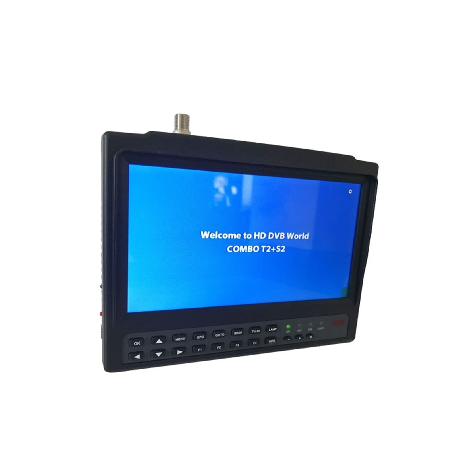 7" DVB-T2+DVB-S2 Terrestrial HD+ Tester KPT-716S/T Portable Widescreen ...
