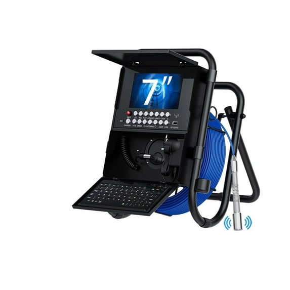 7" DVR Sewer Endoscope Camera With ( 512HZ Locator Self-Leveling ...