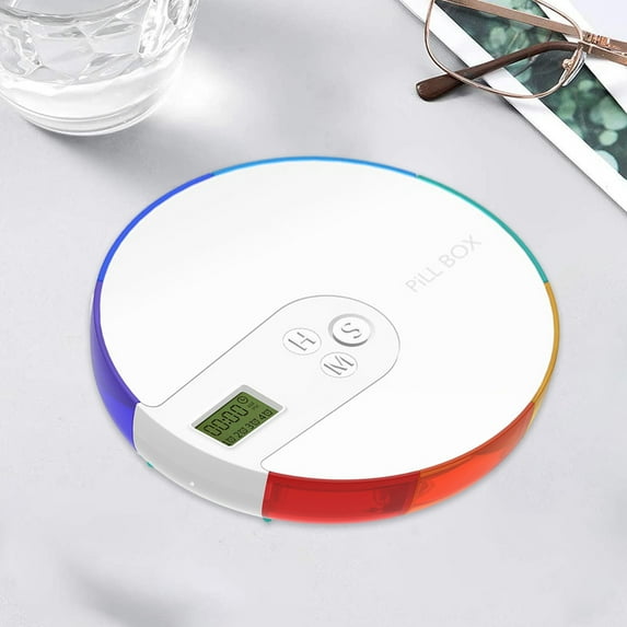 7-Day Electronic Organizer With Alarm Reminder Portable Weekly Digital ...