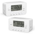 7-Day Heavy Duty Digital Timer with Dual Outlet, LCD Display, 3-Prong ...