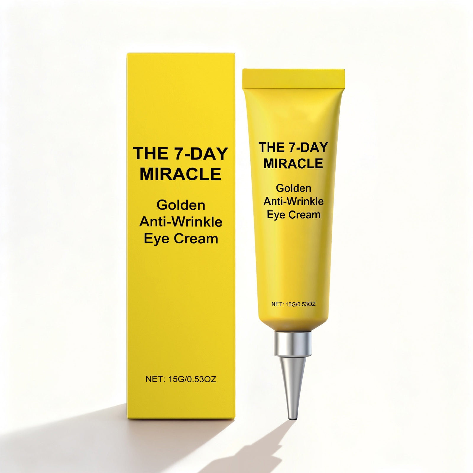 7-Day Miracles Golden Reduce-Wrinkle Eye Cream, 15g Tube, Targets Fine ...