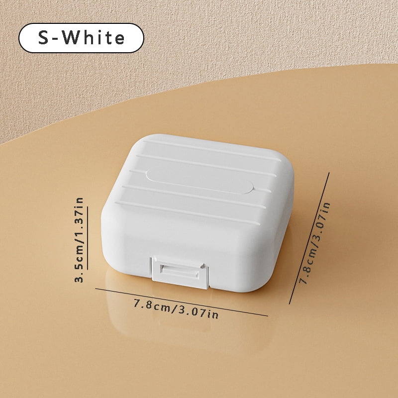 7-Day Portable Pill Organizer Box, Large Capacity Sealed Medication ...