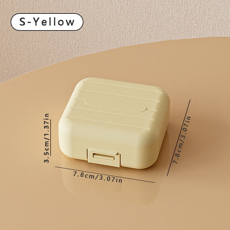 7-Day Portable Pill Organizer Box, Large Capacity Sealed Medication ...