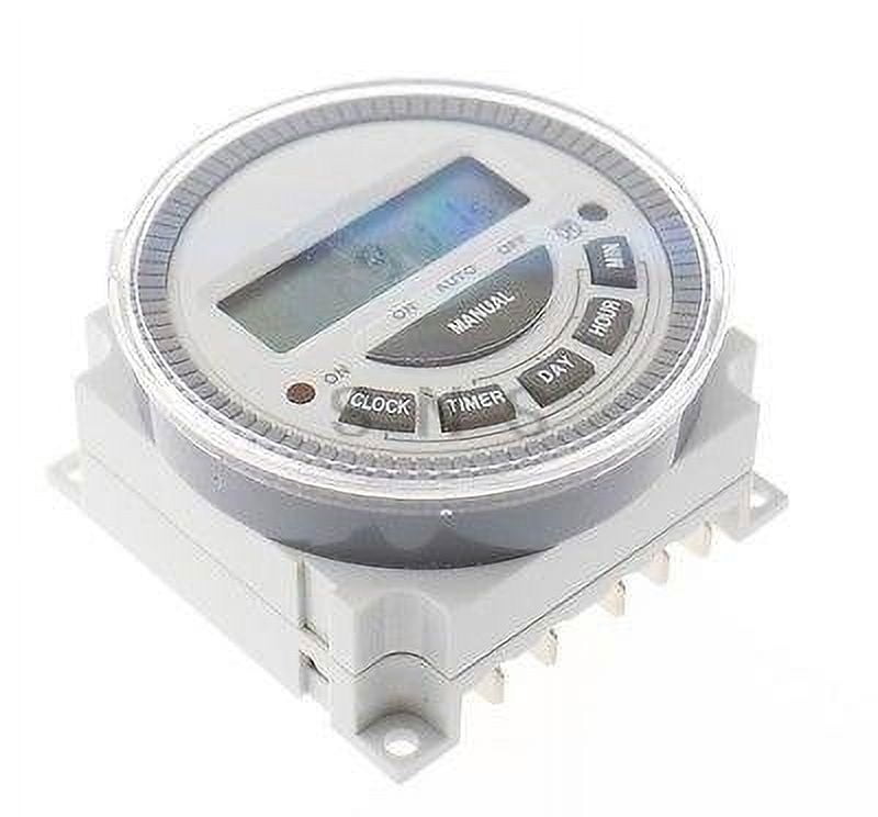 7 Day Programmable Timer Switch- Pool/Gate/Sprinklers/Lights- 120v ...