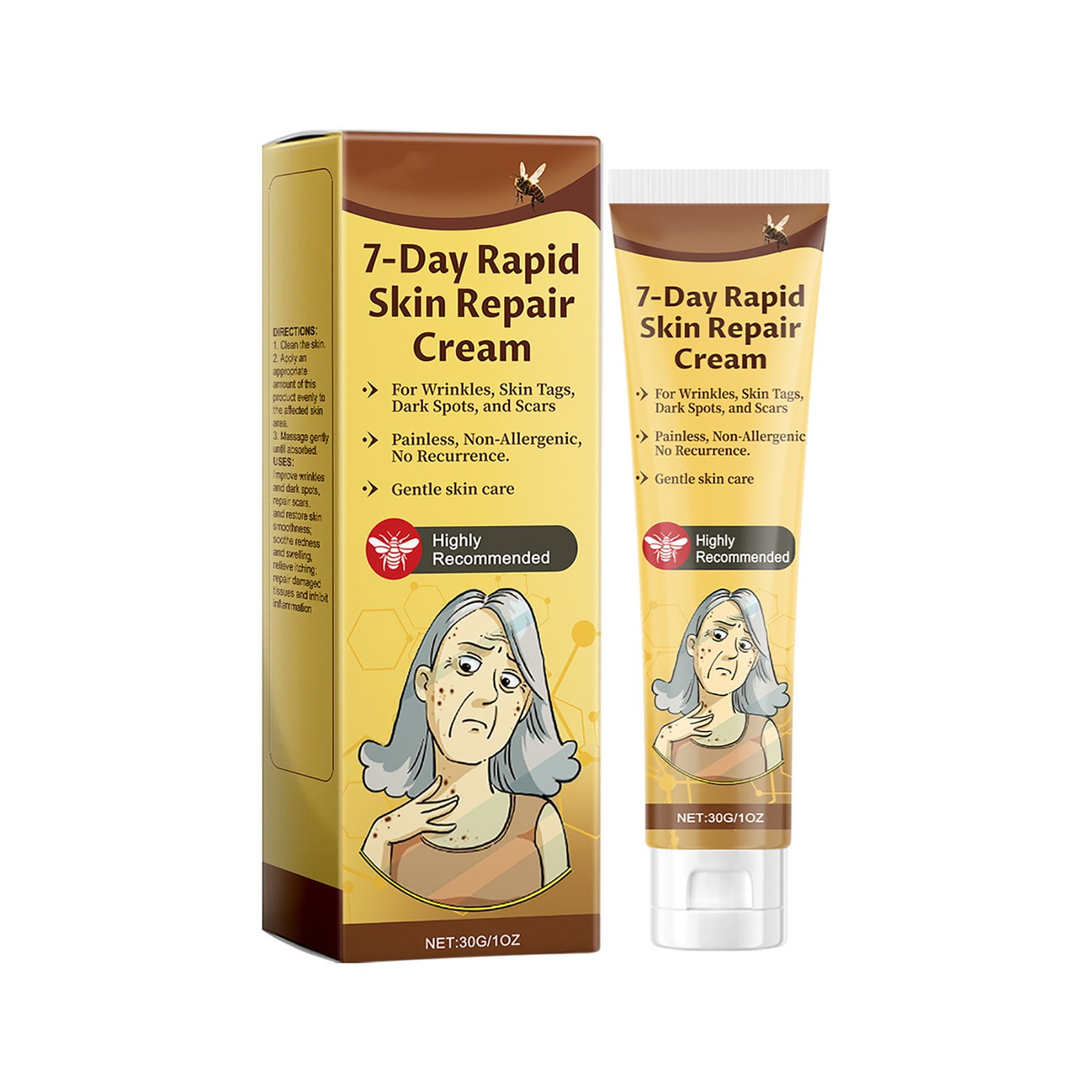 7-Day Rapid Skin Repair Firming Rejuvenating All-in-one Intense ...