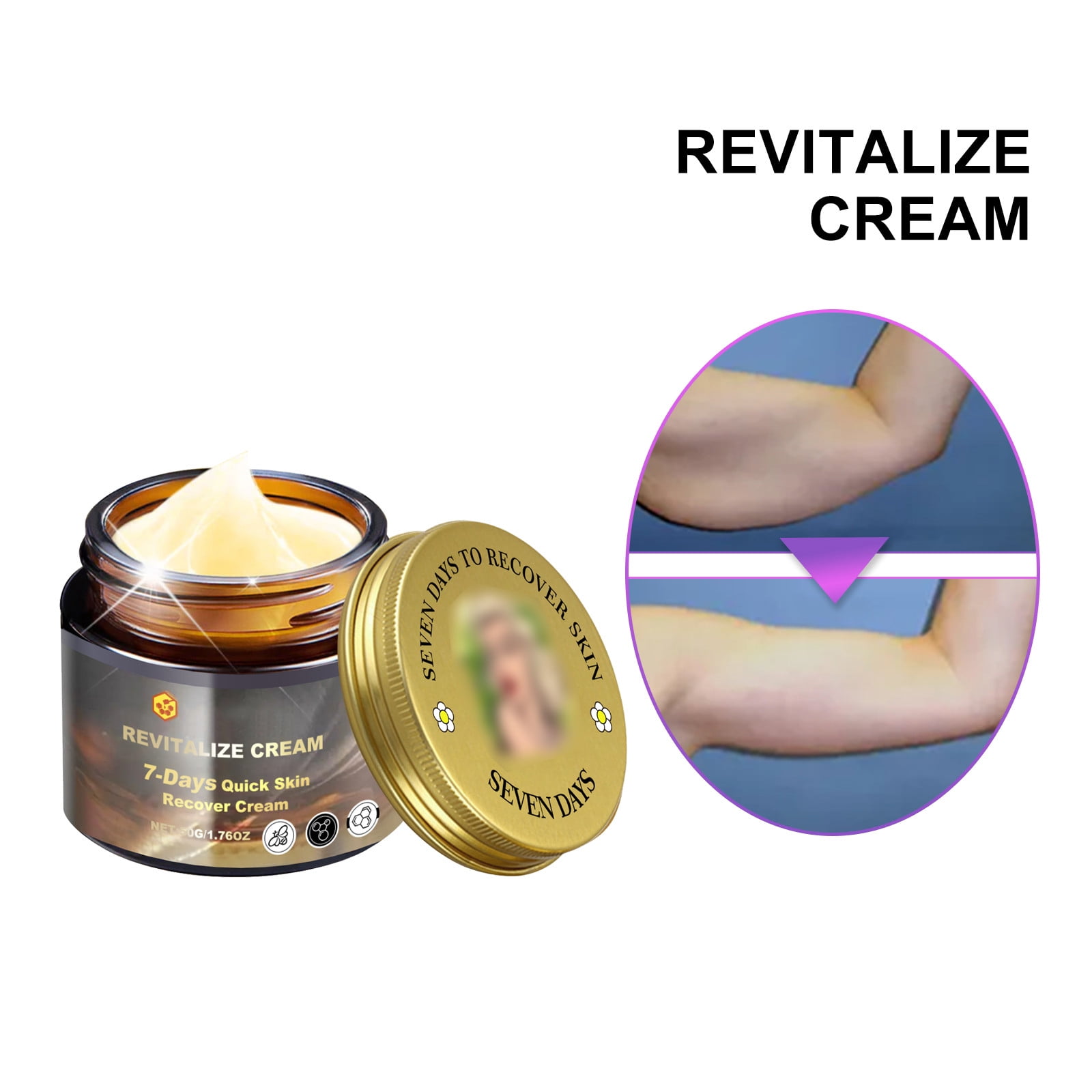 7-Day Recover Cream, Revitalize Firming Face Moisturizer, Hydrating ...