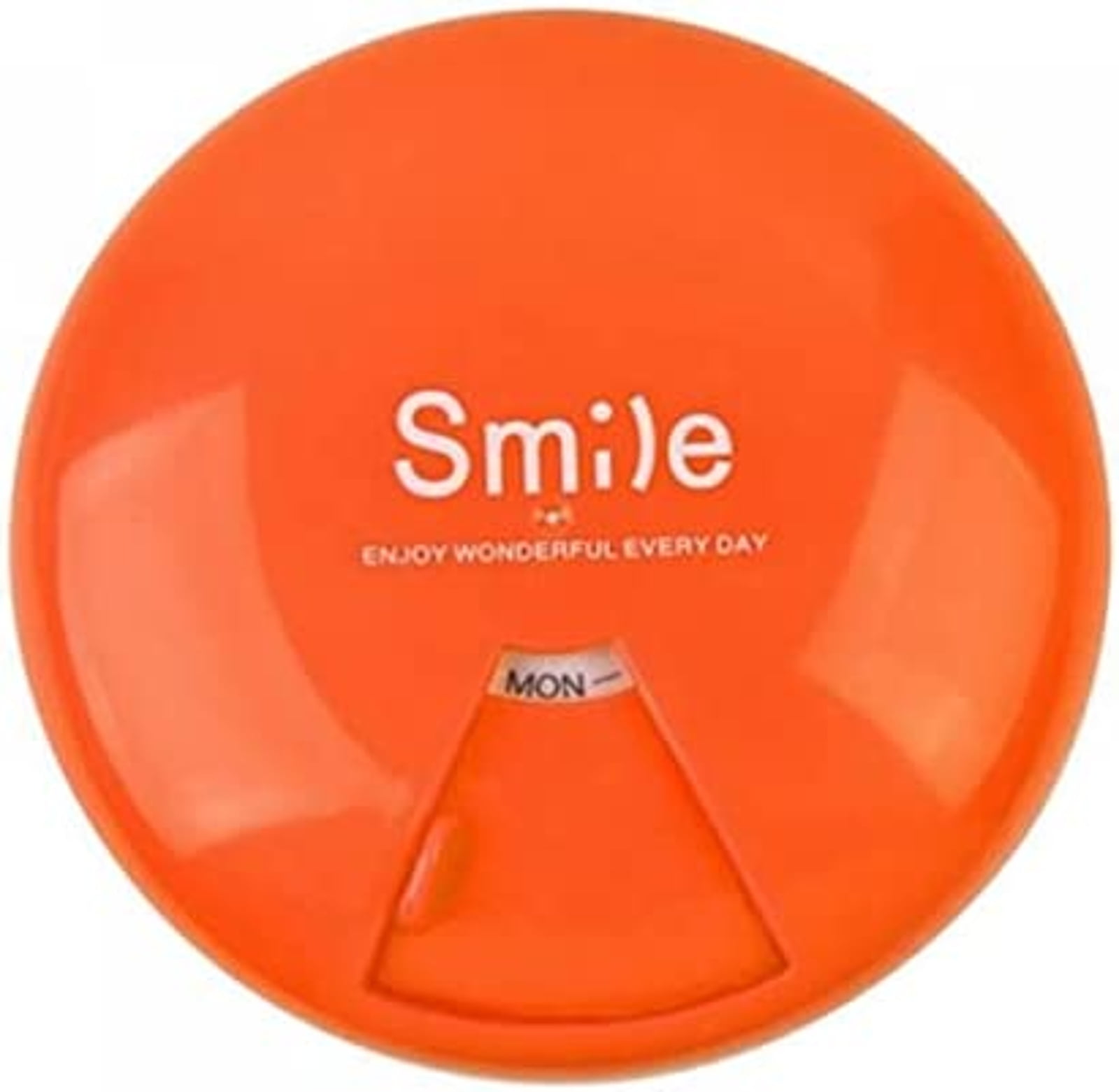 7 Day Rotating Pill Organizer Orange - Walmart.com