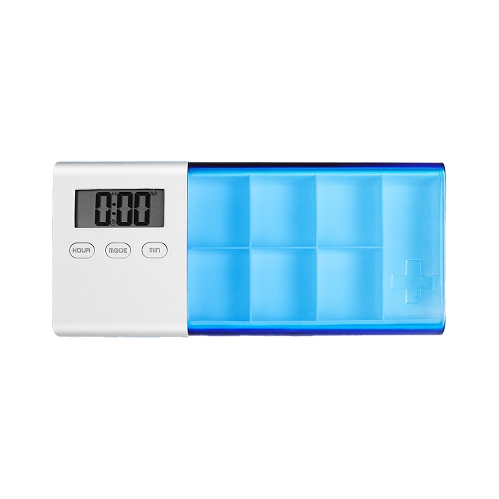 7-Day Smart Pill Organizer – Bigcan Electronic Medication Reminder Box ...