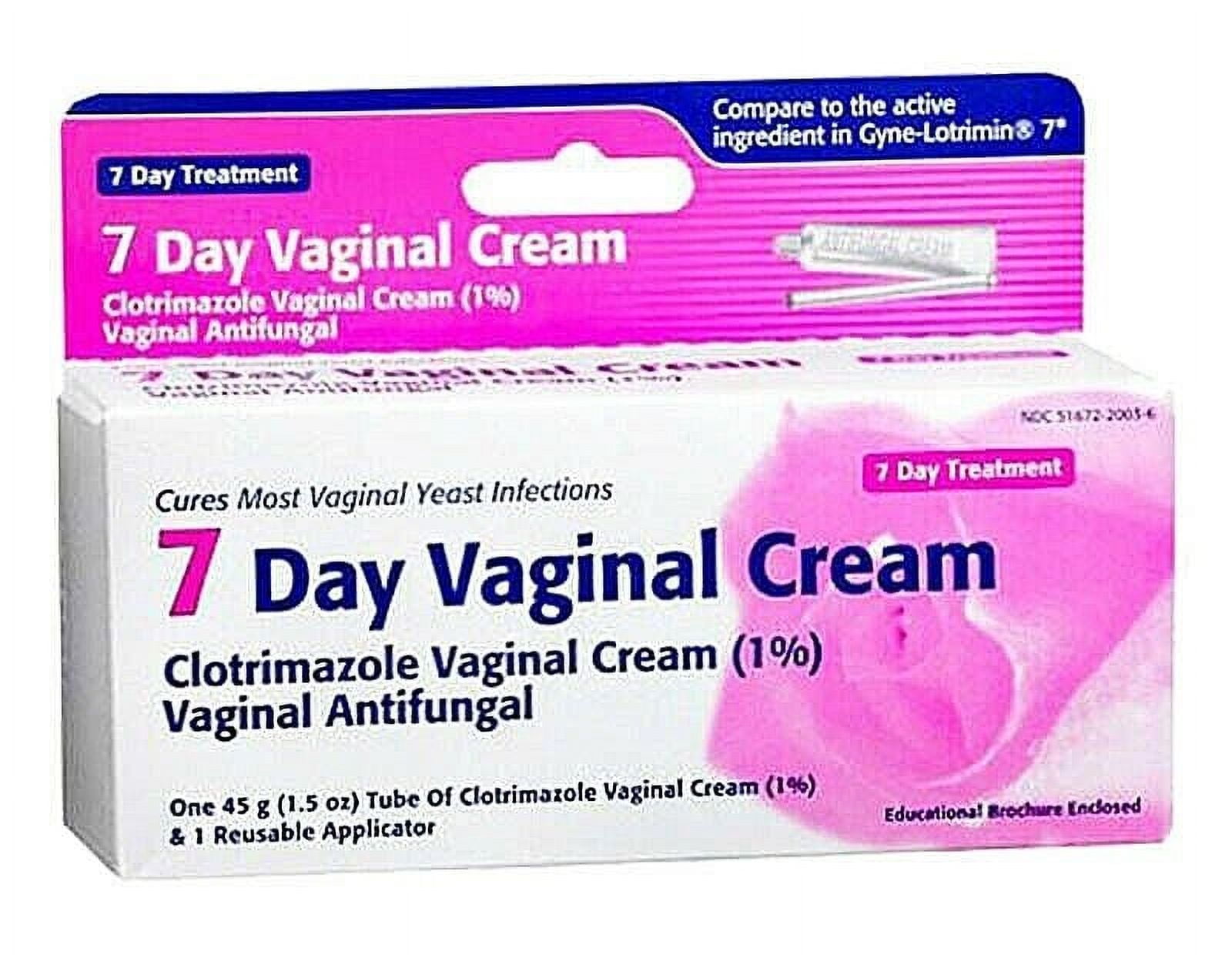 7 Day Hypoallergenic Vaginal Antifungal Cream, 1.5 Oz - Yeast Infection ...