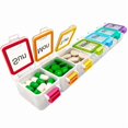 7 Day Weekly Pill Organizer BPA Free Large Medication Box for Vitamins ...
