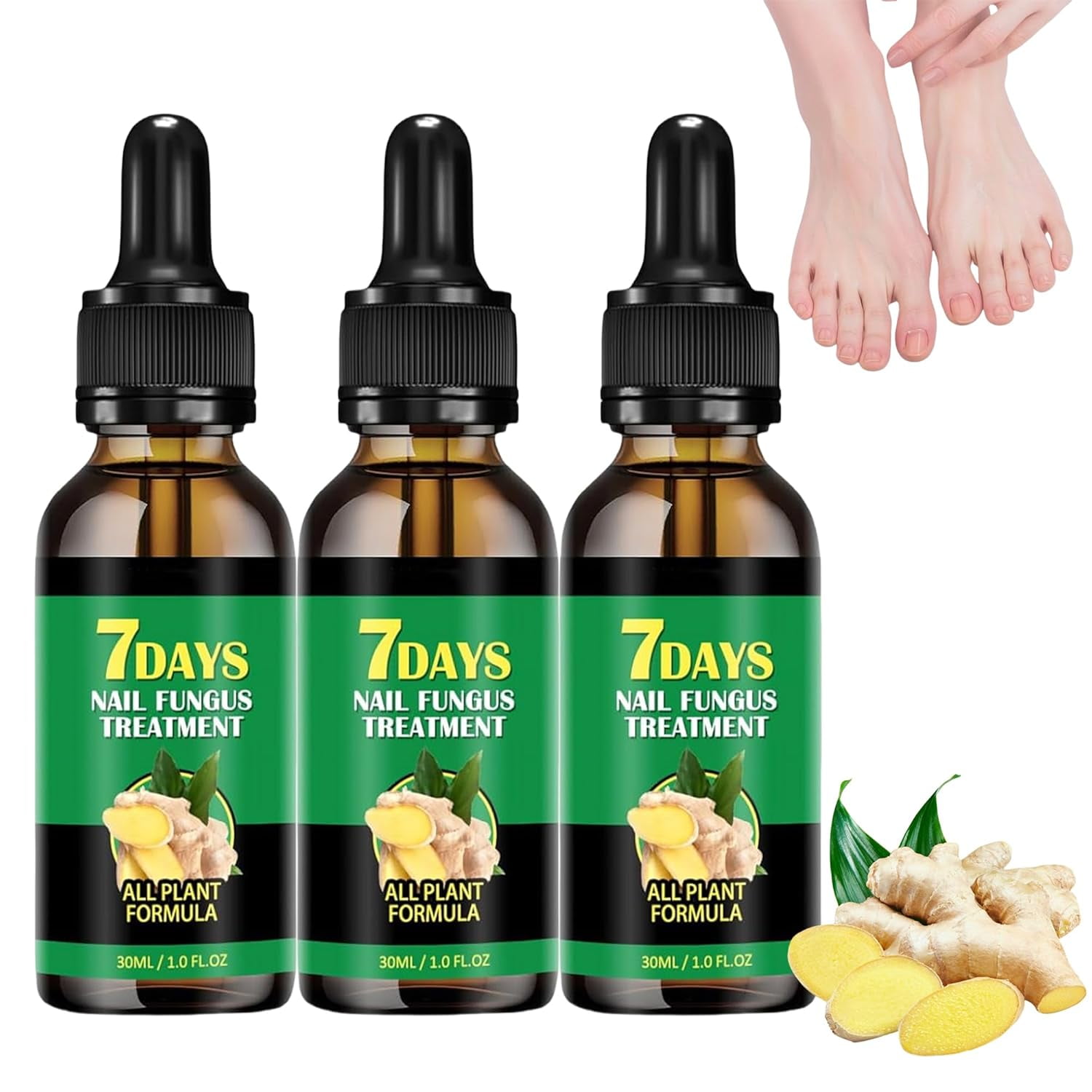 7 Days Ginger Foot Spray, 7 Days Ginger Nail Treatment, Ginger Nail ...