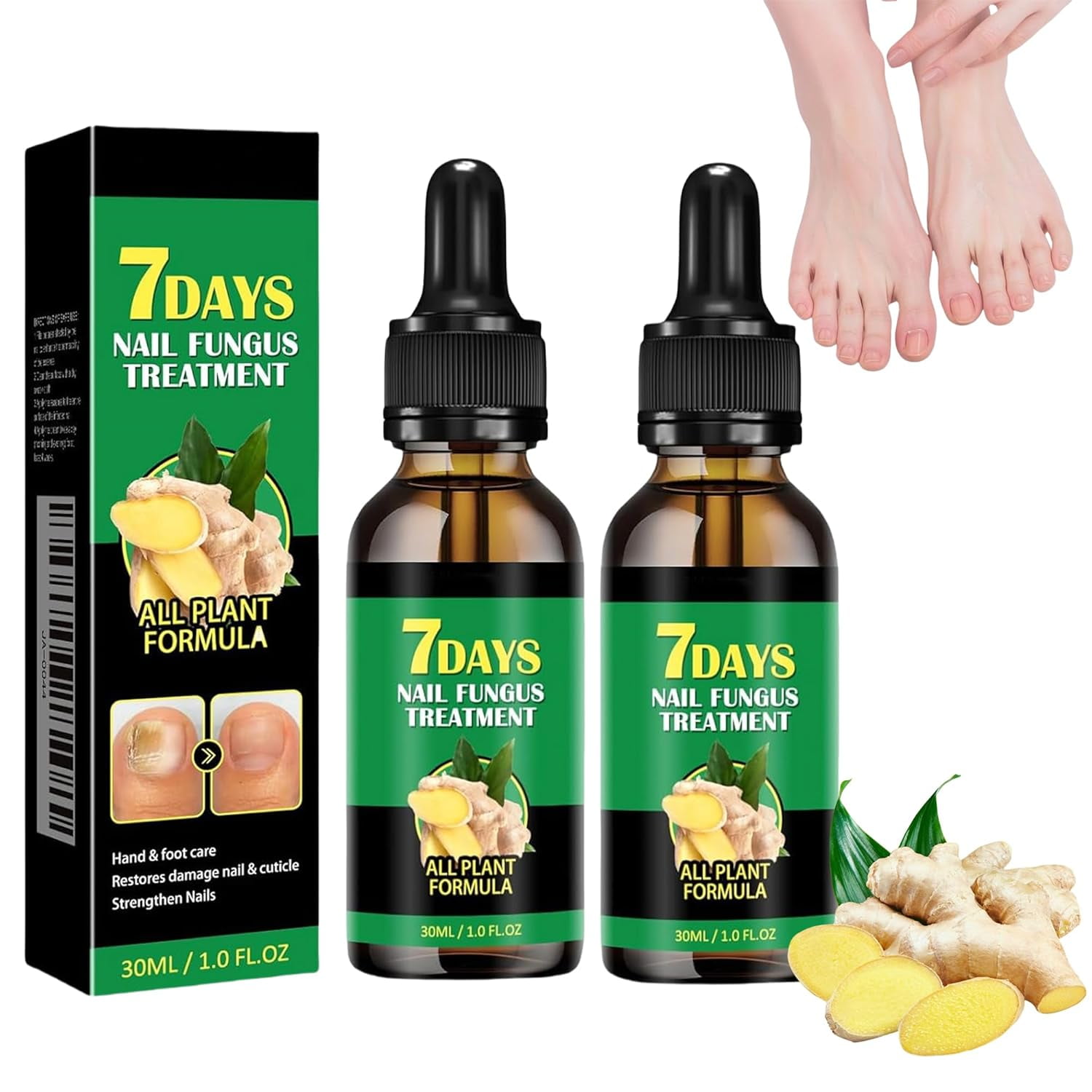 7 Days Ginger Foot Spray, 7 Days Ginger Nail Treatment, Ginger Nail ...
