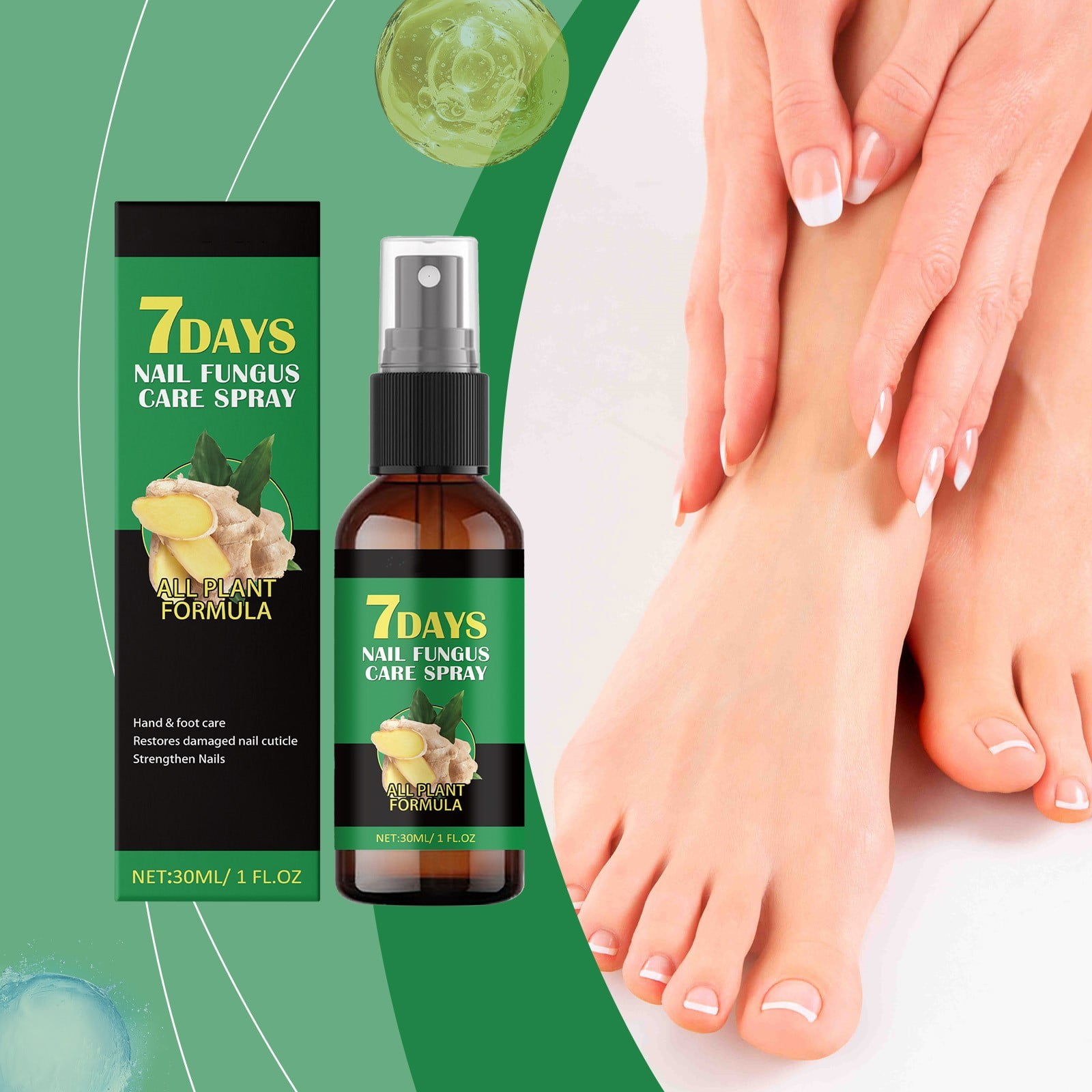 7 Days Nail Fungus Serum - Hand & Foot Repair Gel, Anti-Infection Nail ...