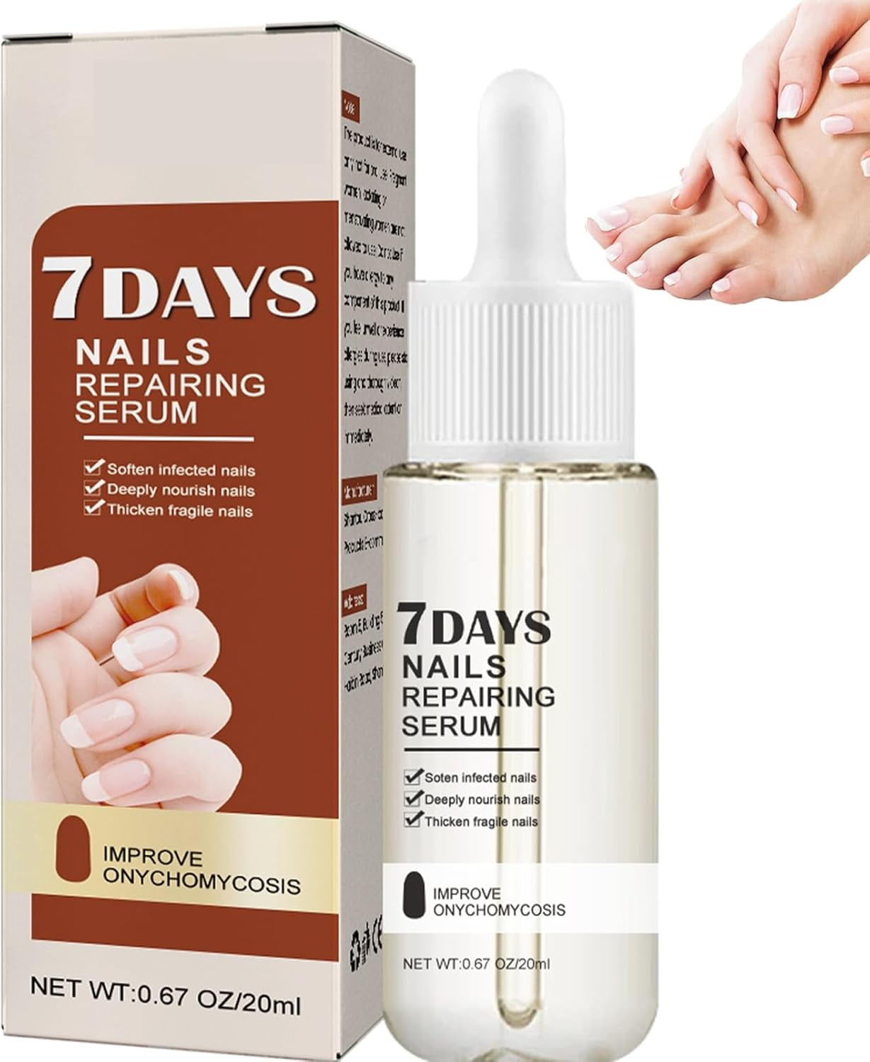 7 Days Nail Growth and Strengthening Serum, Nail Serum for Strength and ...