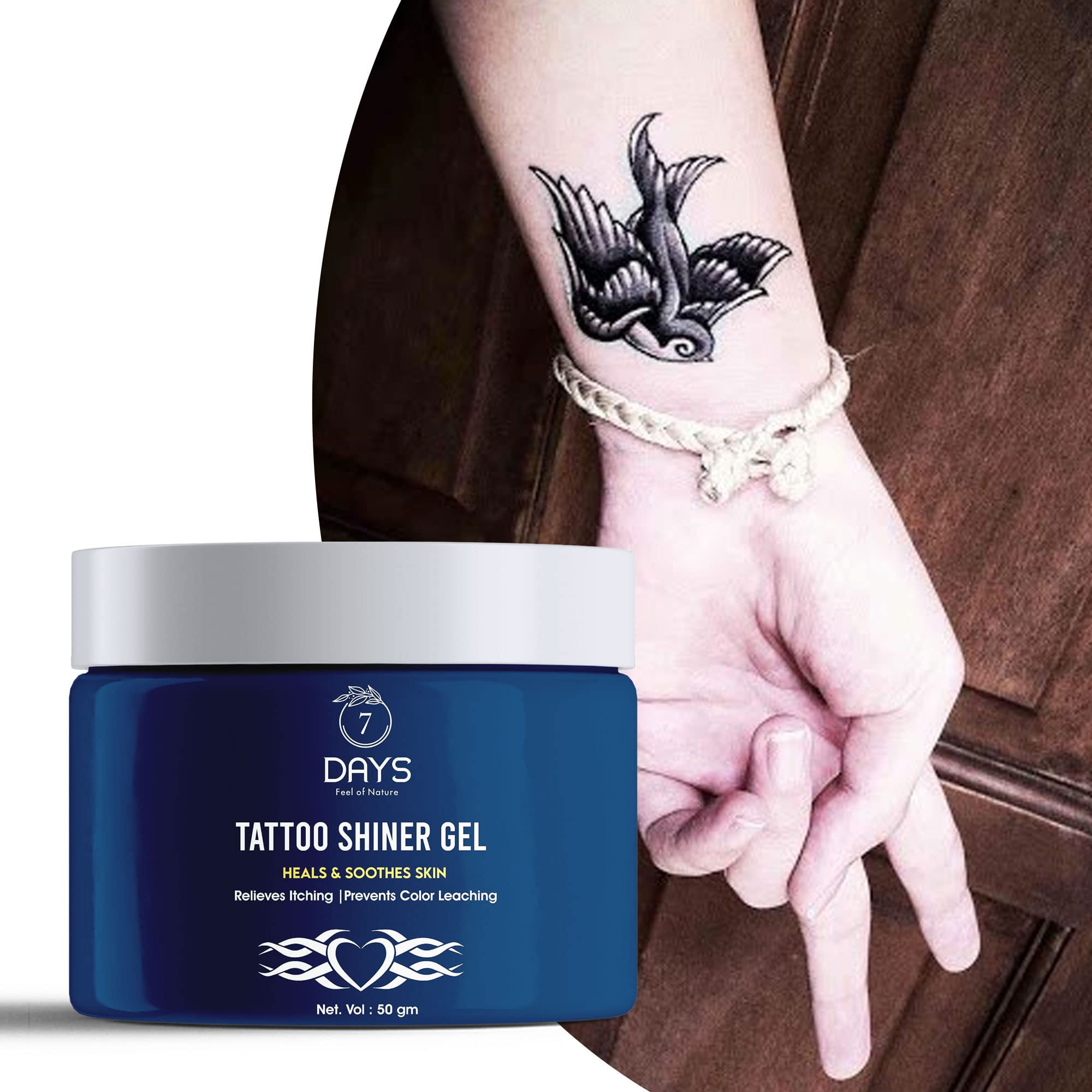 7 Days Tattoo Shiner Gel, 50 gm - Walmart.com