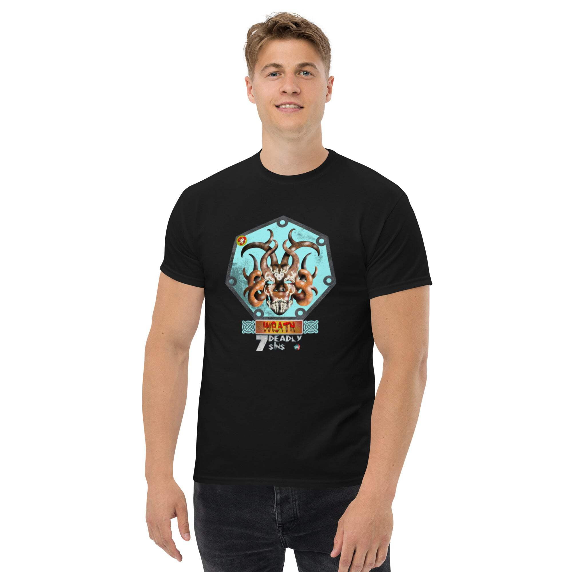 7 Deadly Sins Graphics Line Unisex graphic t-shirt - WRATH - Walmart.com