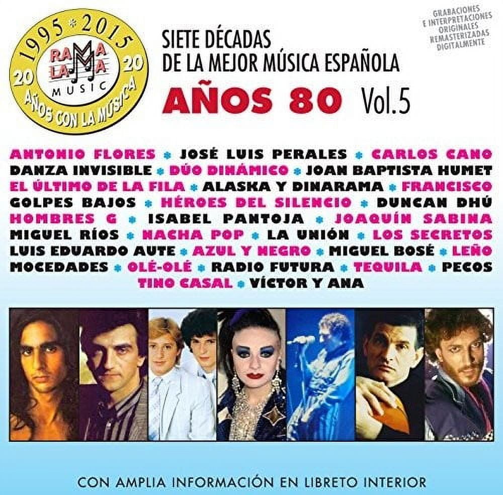 7 Decadas de la Mejor Musica Espanola Anos 80 V5 - 7 Decadas De La ...