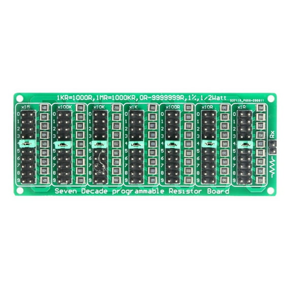 7 Decade 1R - 9999999R Programmable SMD Resistor with Voltage Isolation ...