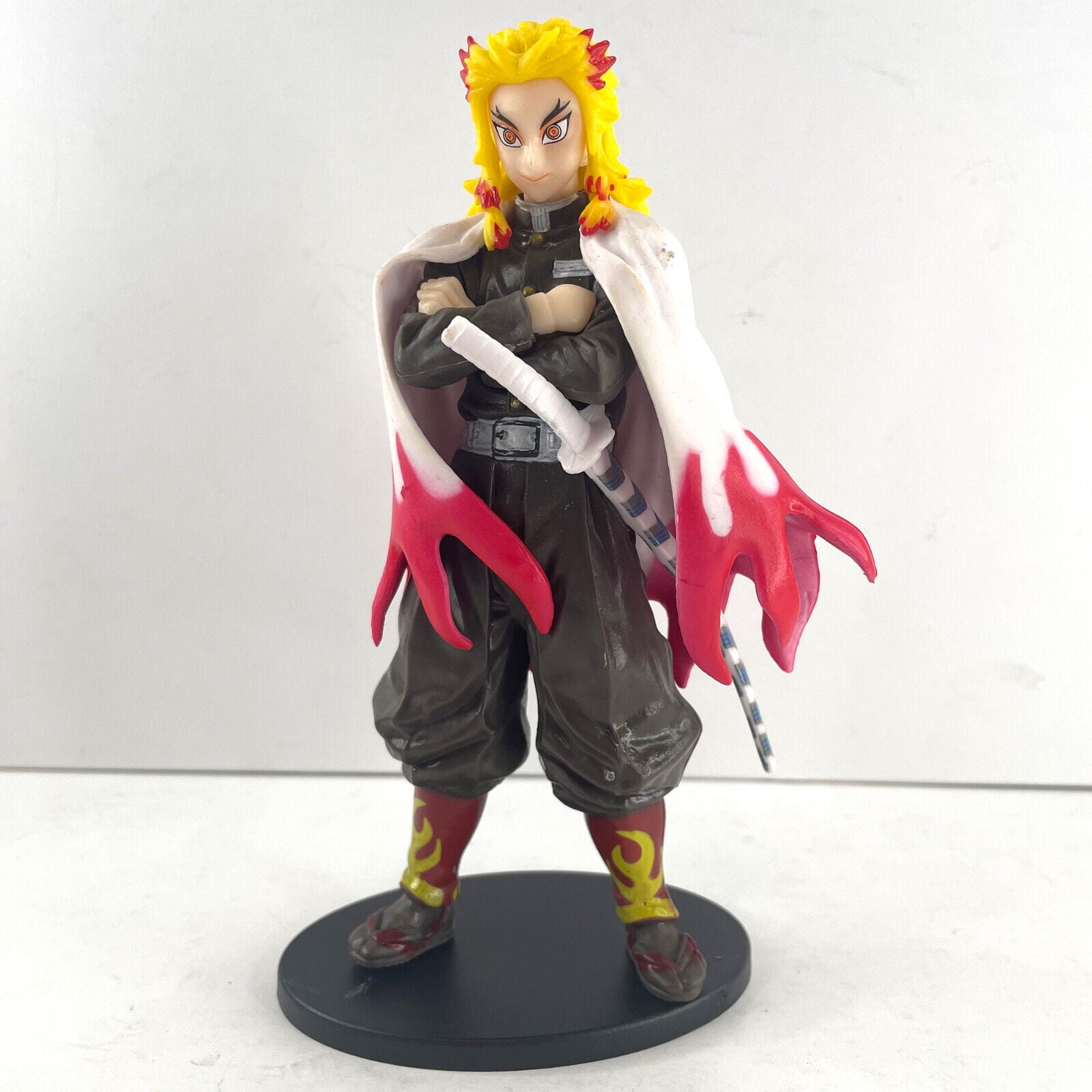 7" Demon Kimetsu no Yaiba Flame Hashira - Kyojuro Rengoku Figure Toy ...