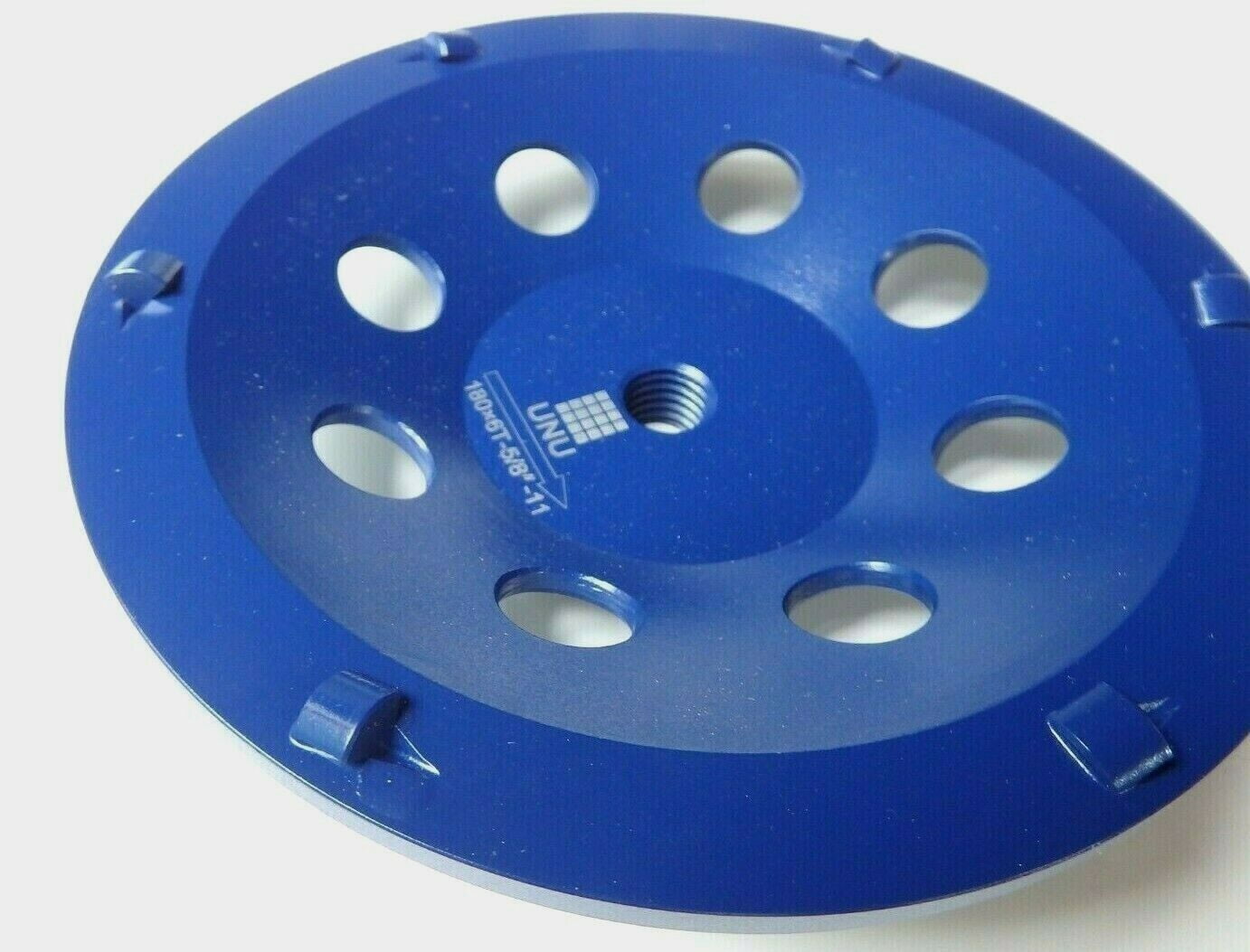 7" Diamond cup wheel 6 big PCD: concrete heavy coating removal 5/8”-11 ...