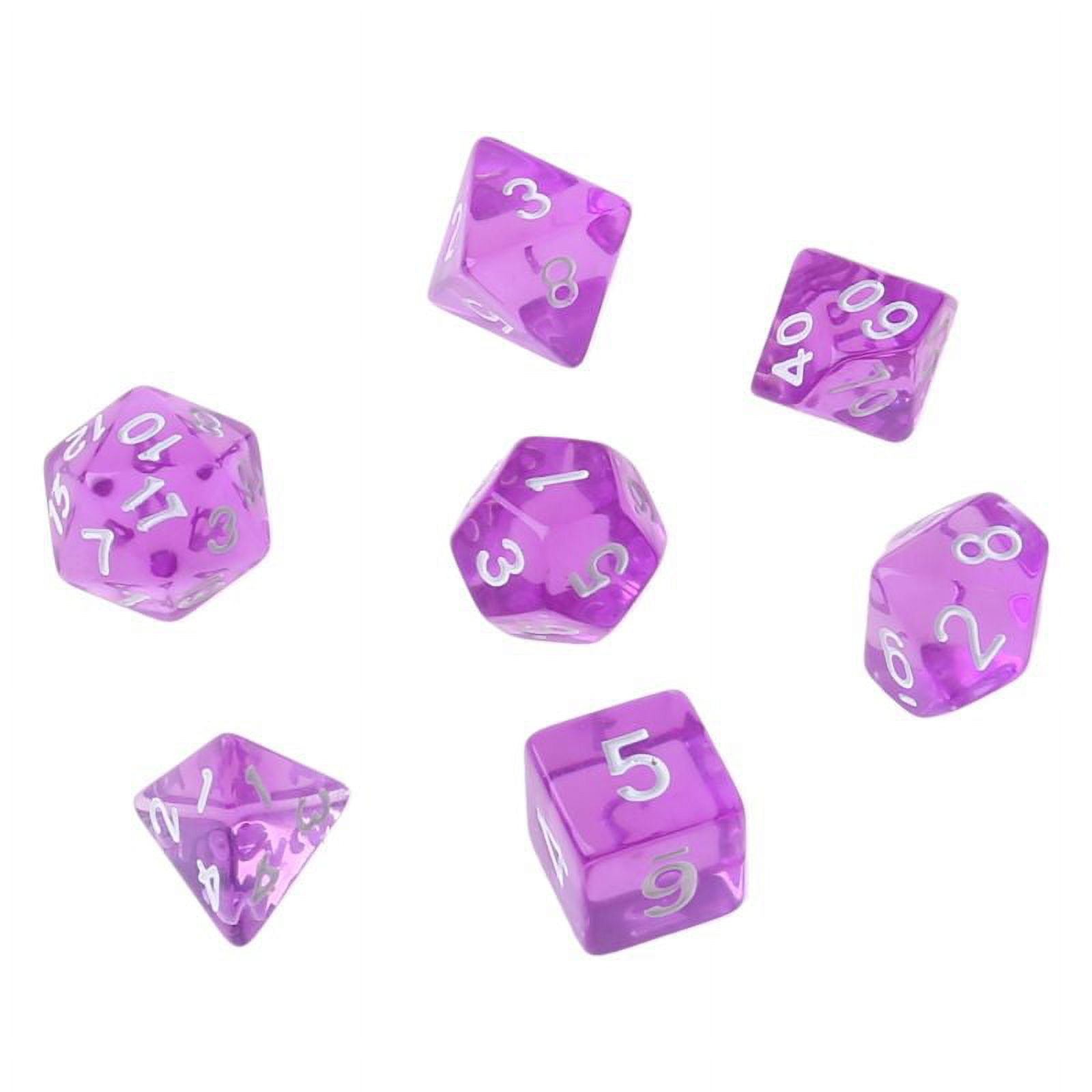 7-Dice Sided D4 D6 D8 D10 D12 D20 Magic-the-Gathering RPG Poly Game Set ...