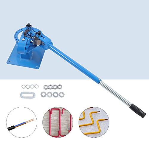 7 Dies Compact Metal Bender, 1''-3'' Manual Tube Bender, Flat Bar Rod ...