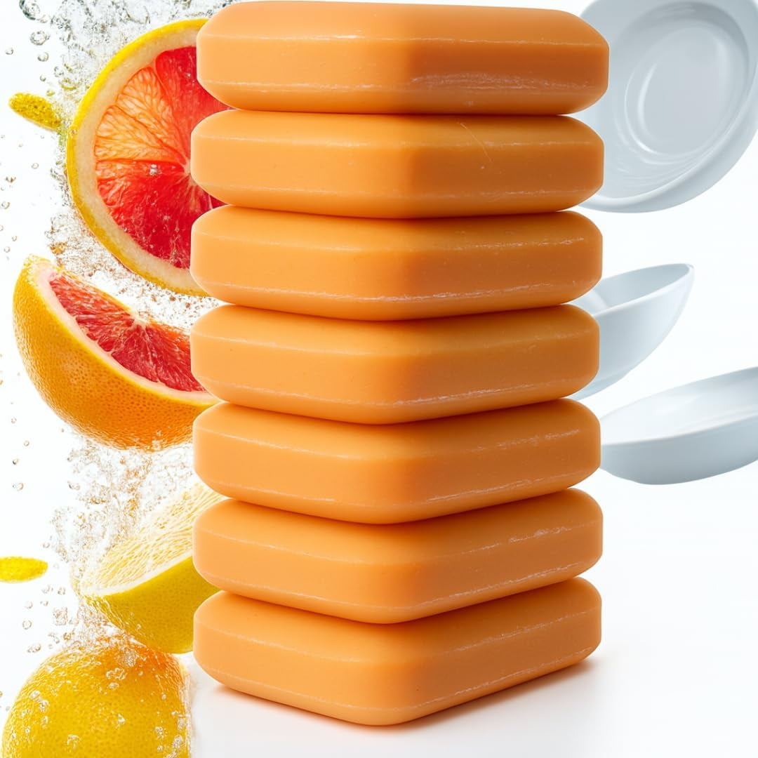 7 Dish Soap Bars | Citrus Essential Oil Formula | Natural & Organic ...