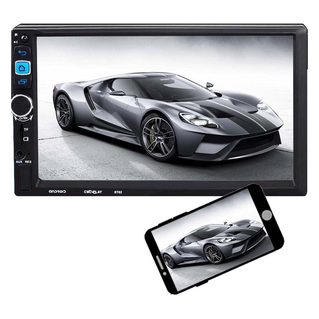 7" Double 2 Din Android Car Radio Stereo GPS Navigation Touch Screen ...