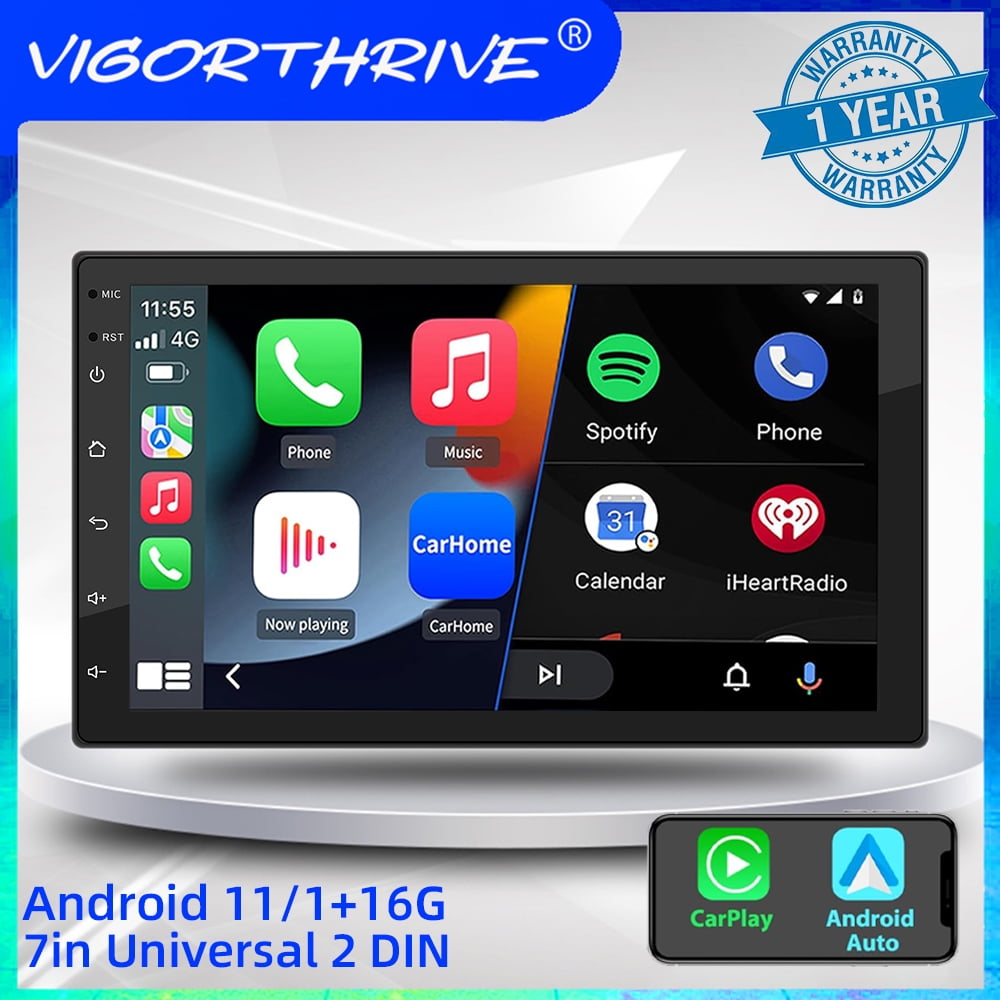 7" Double Din Car Radio 12V Touch Screen Support Mirro Link /Wireless ...