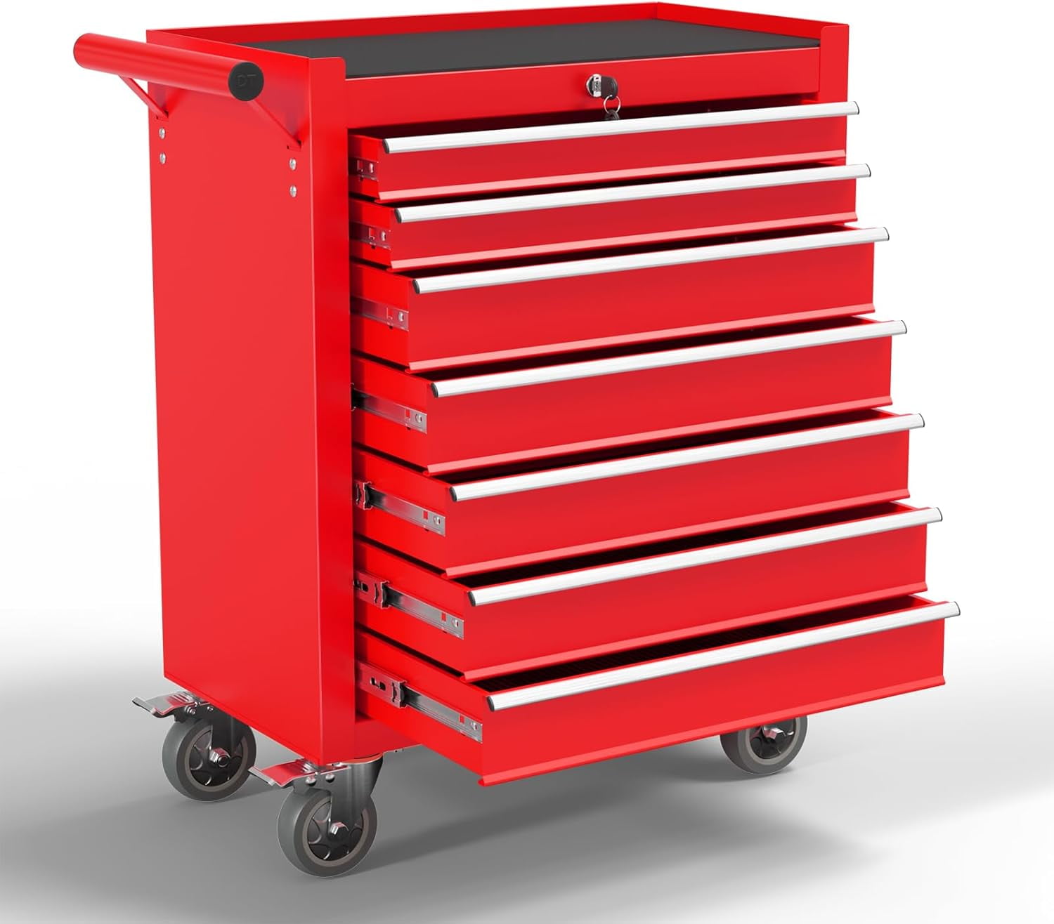 7-Drawer Metal Rolling Tool Chest with Wheels,Tool Storage Cabinet with Locking System，Toolbox ...