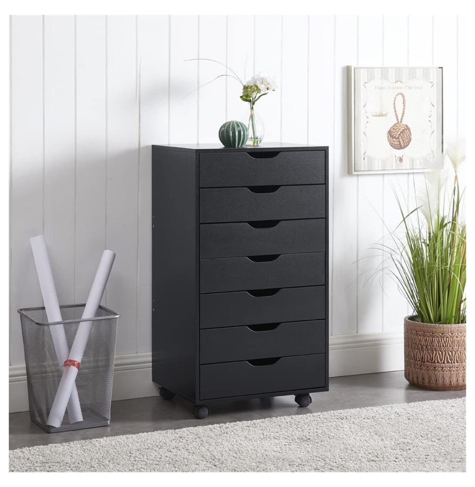 7 Drawer Office Storage File Cabinet, Under Desk Storage File Cabinets ...