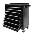 7-Drawer Rolling Tool Cart,Lockable Home Repair Tool Storage Organizer,Rolling Tool Box On ...