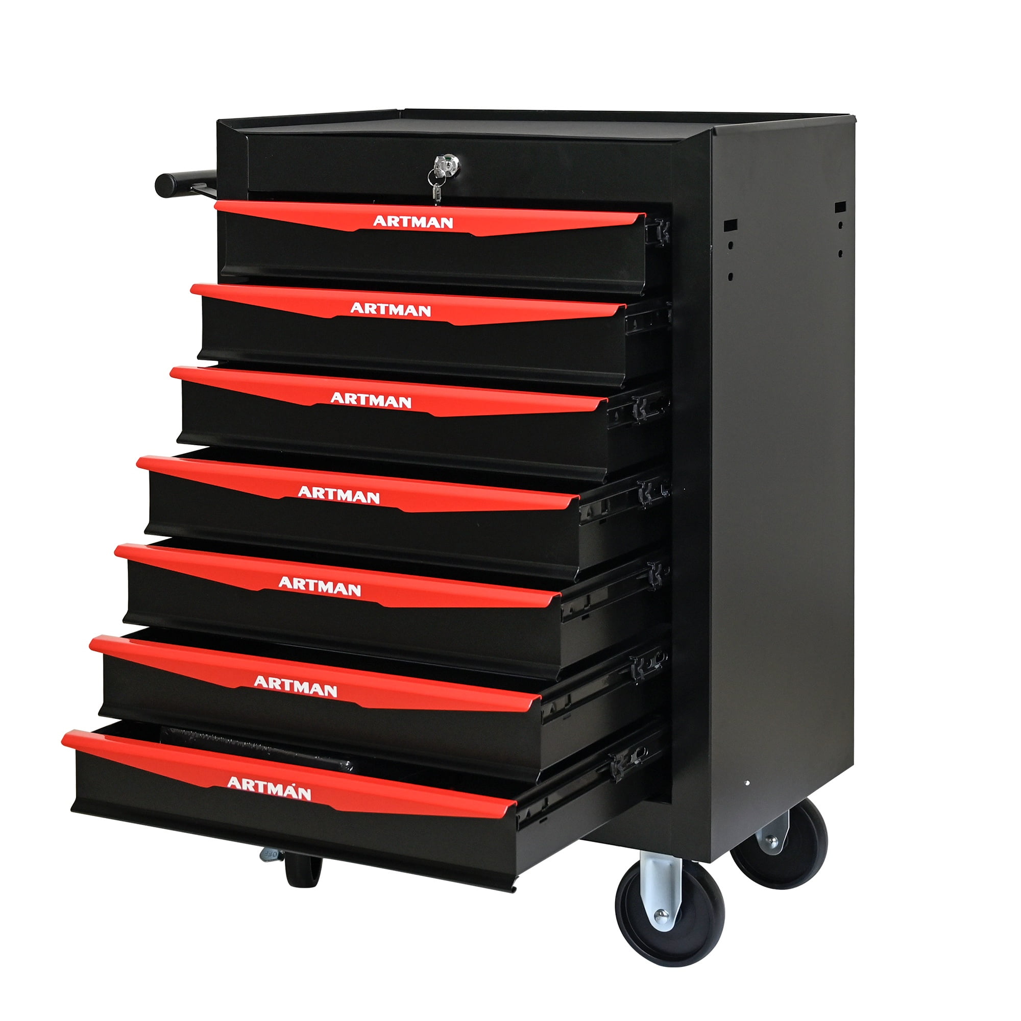 Seizeen 3-Tier Mobile Tool Box Storage Roller, 6-Drawer Large Capacity ...