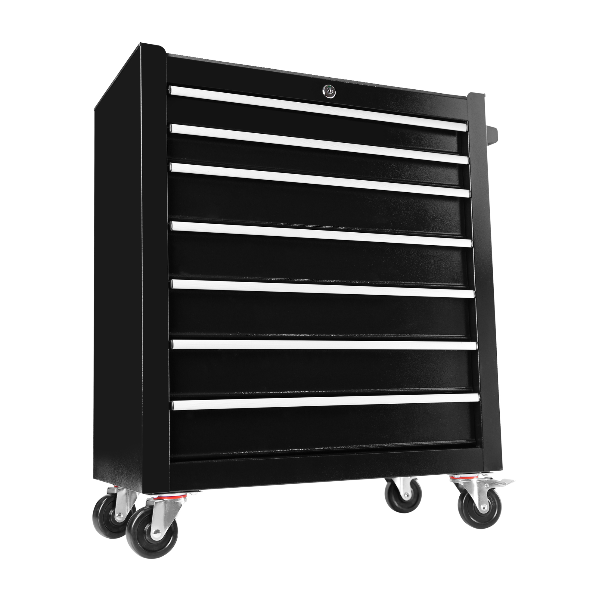7-Drawer Rolling Tool Chest with Key Locking System,Tool Chest with 360° Lockable Wheels ...