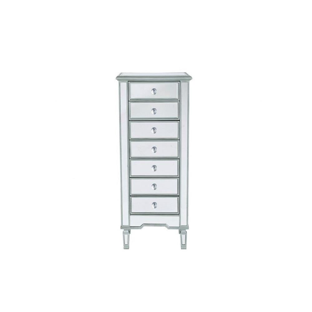 7 Drawers Lingerie Chest in Modern Style-48 inches Tall and 15 inches ...