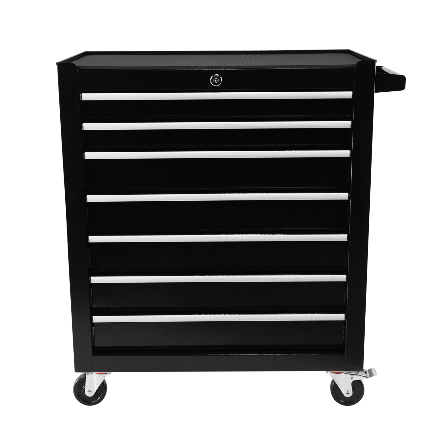 7 Drawers Rolling Tool Chest with Side Handle, Lockable Rolling Tool ...